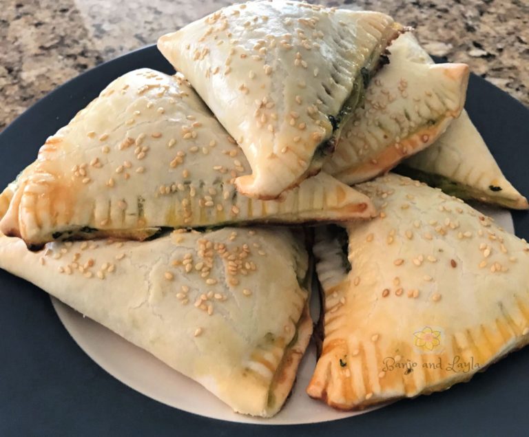 Spinach Cheese Hot Pockets
