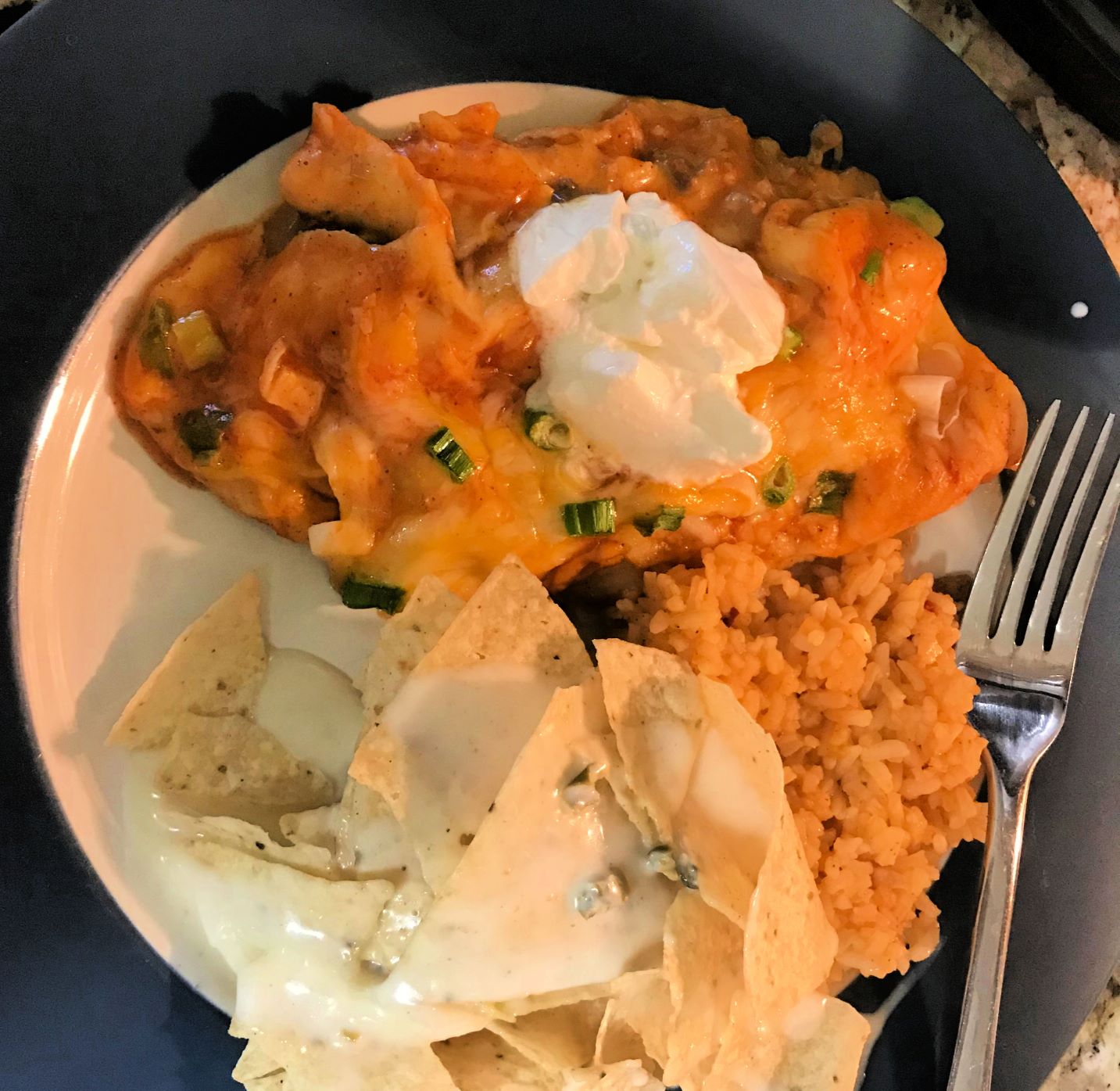 BeefEnchiladasChipsandCheeseDip-1 | Banjo and Layla's Lifestyle and Travel