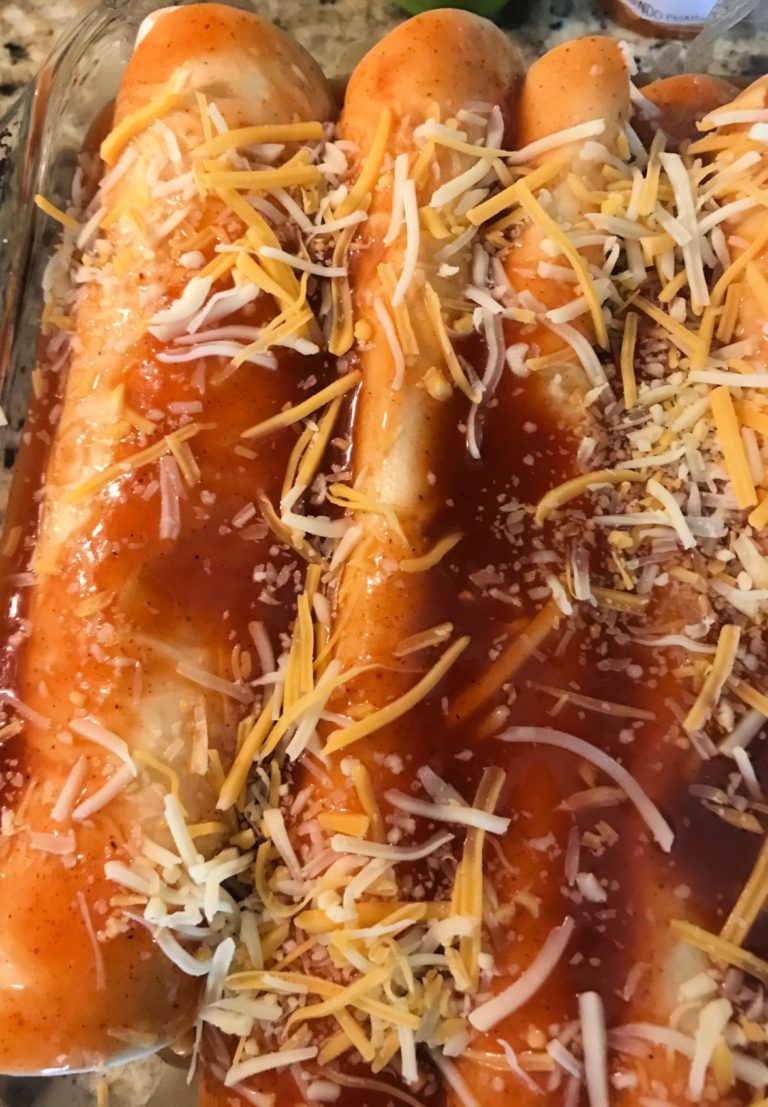 Easy Beef Enchiladas