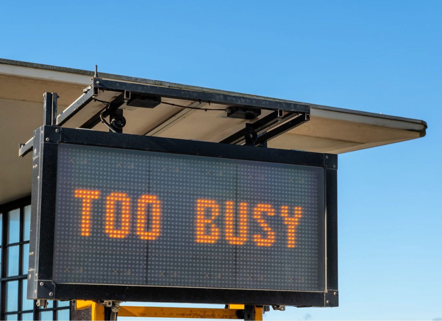 Too-Busy-Sign | Banjo and Layla's Lifestyle and Travel